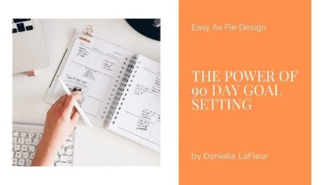 The Power of 90 Day Goal Setting | Easy as Pie Design